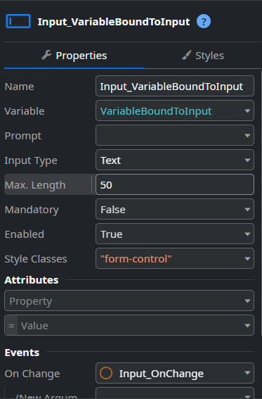 2. Call the client action and pass the input widget Id, the desired regular expression pattern ...